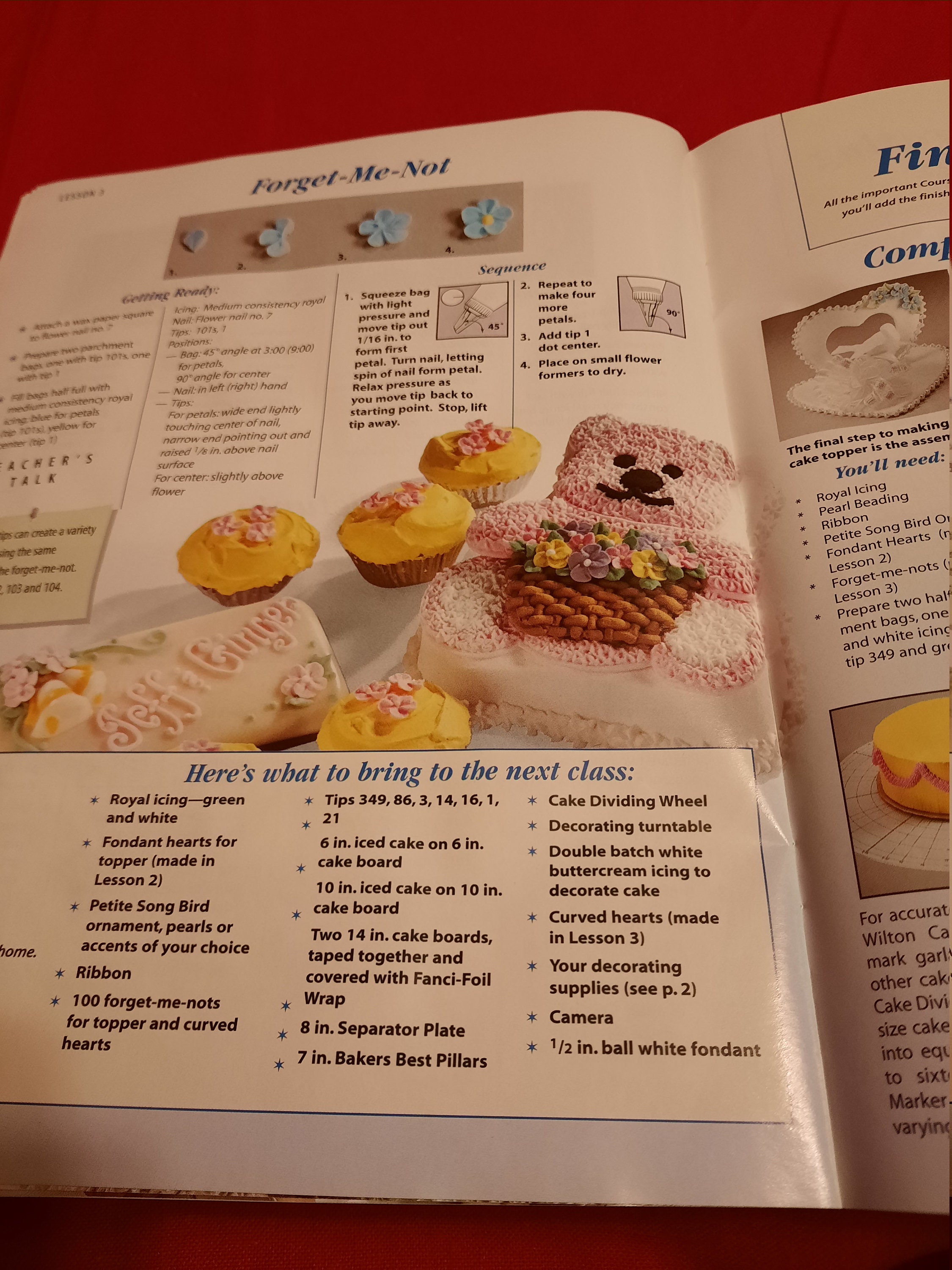 Wilton Cake Decorating 3 Fondant and Tiered Cakes - Etsy