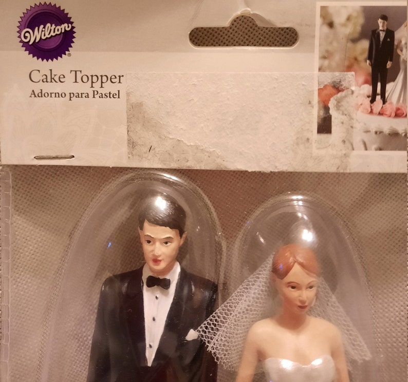 Modern Wilton Wedding Cake Topper With Veil. Beautiful Bride | Etsy