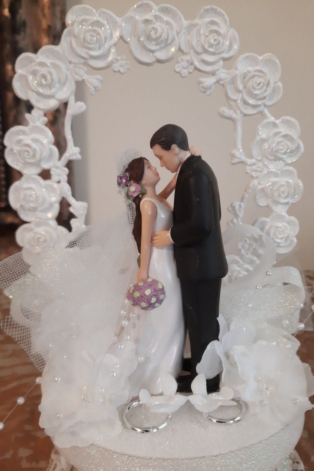 Handmade Brandnew Gourgeus White Wedding Topper - Etsy