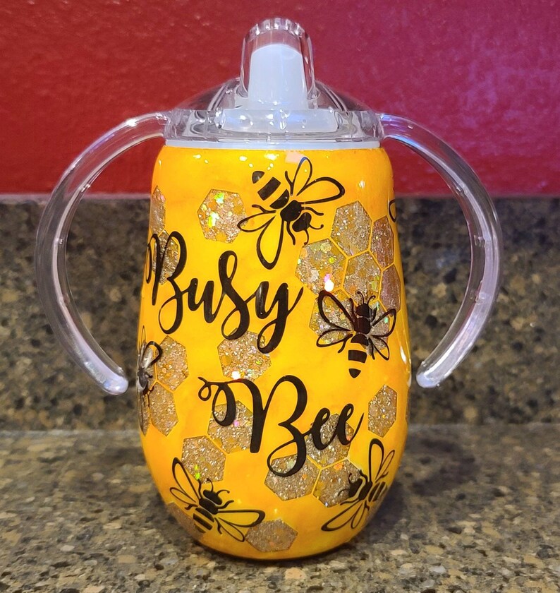 Children's Busy Bee Sippy Cup Tumbler - Etsy
