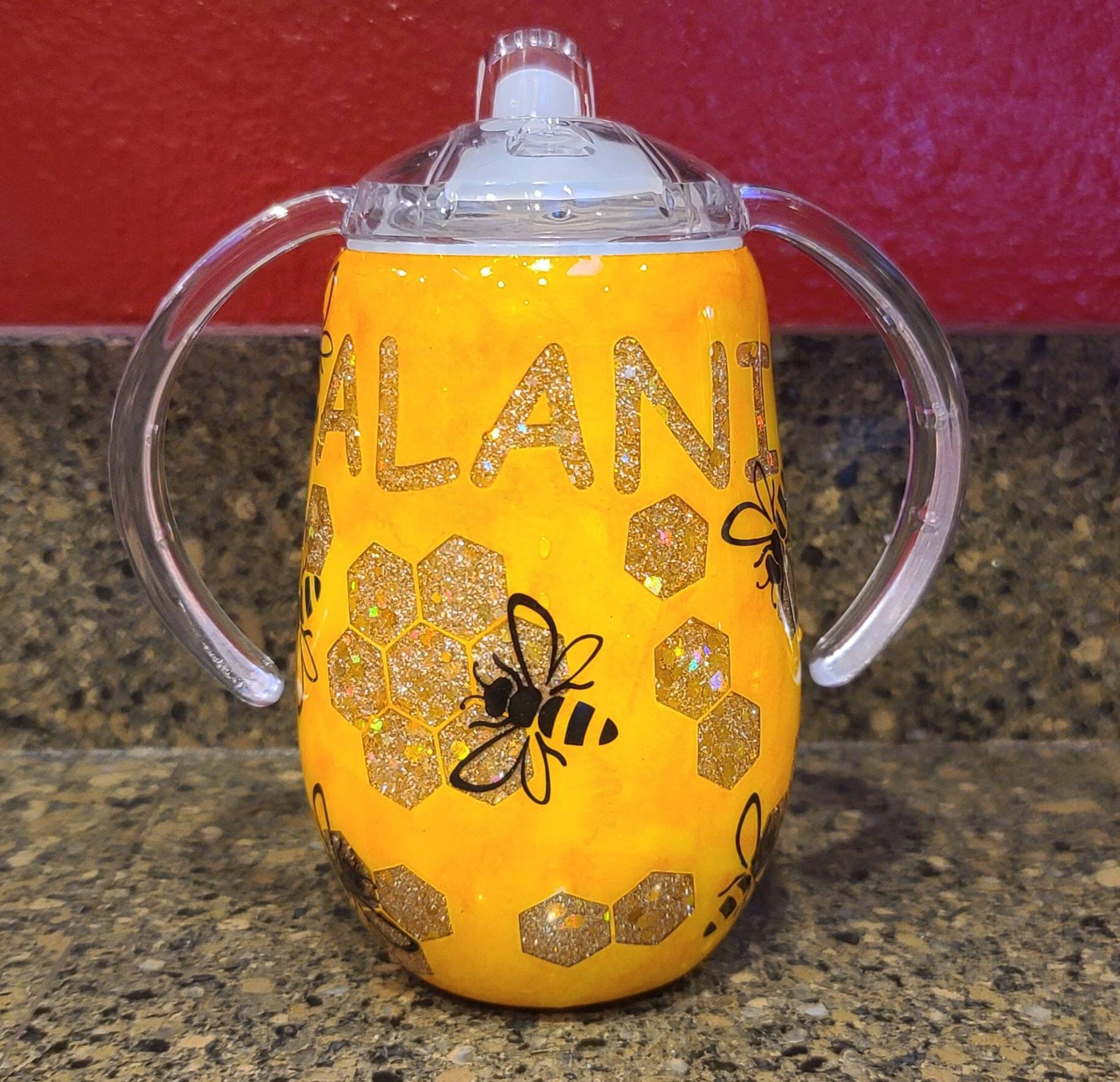 Children's Busy Bee Sippy Cup Tumbler - Etsy