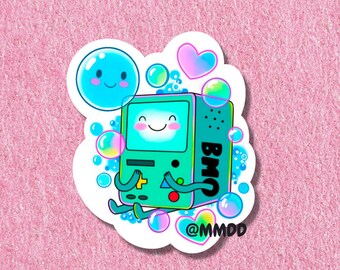 BMO Sticker Glossy Vinyl Stickers, Labels & Tags Paper Stickers etna.com.pe