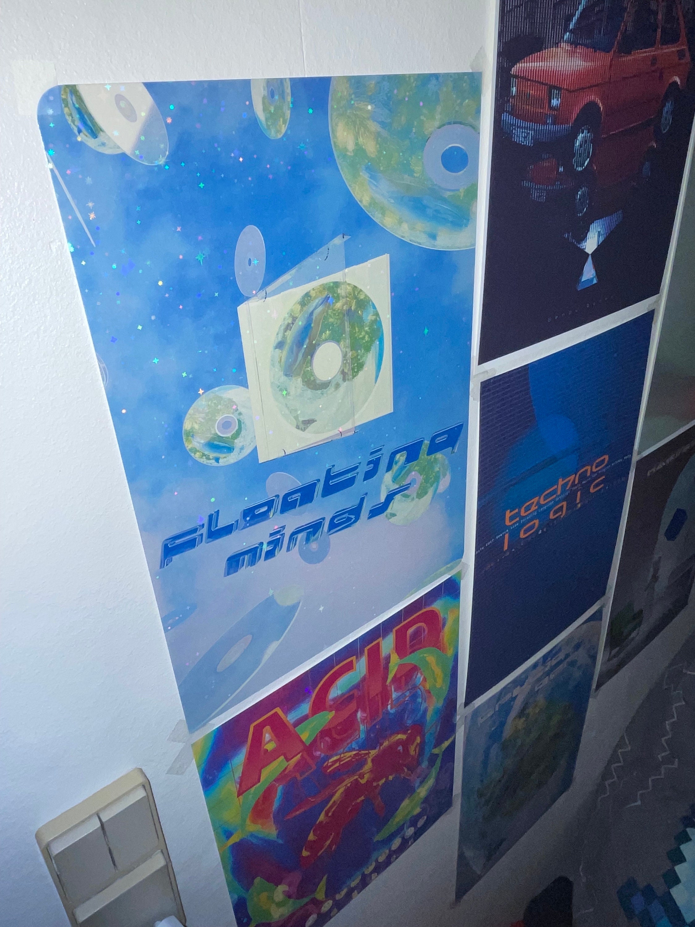 Y2K Frutiger Aero Floating Minds and Cds Poster A4 Print - Etsy Sweden