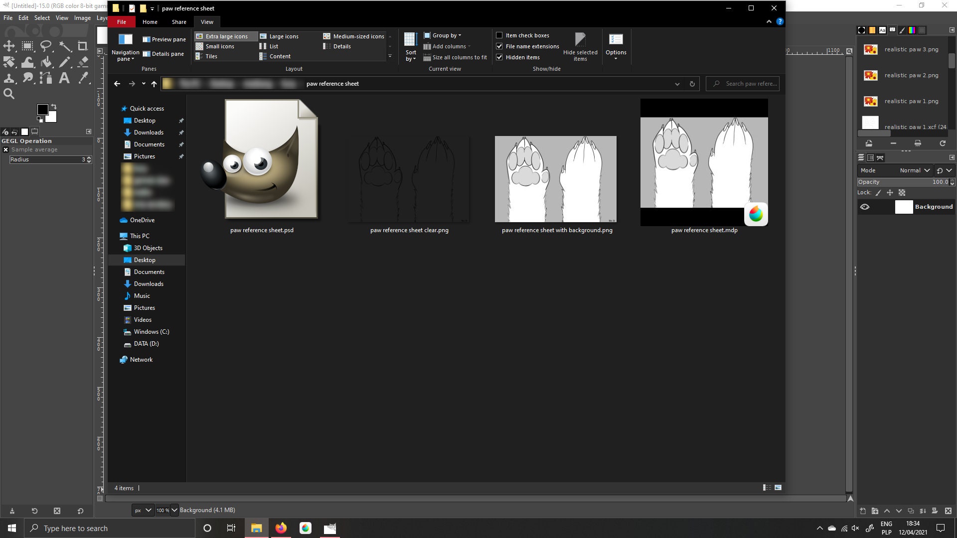 Realistic Fursona Hand Paw Reference Sheet Hi Res - Etsy