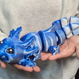 Huge Axolotl - Flexible Figure - Articulated Toy Sensory Toy Fidget Toy ...