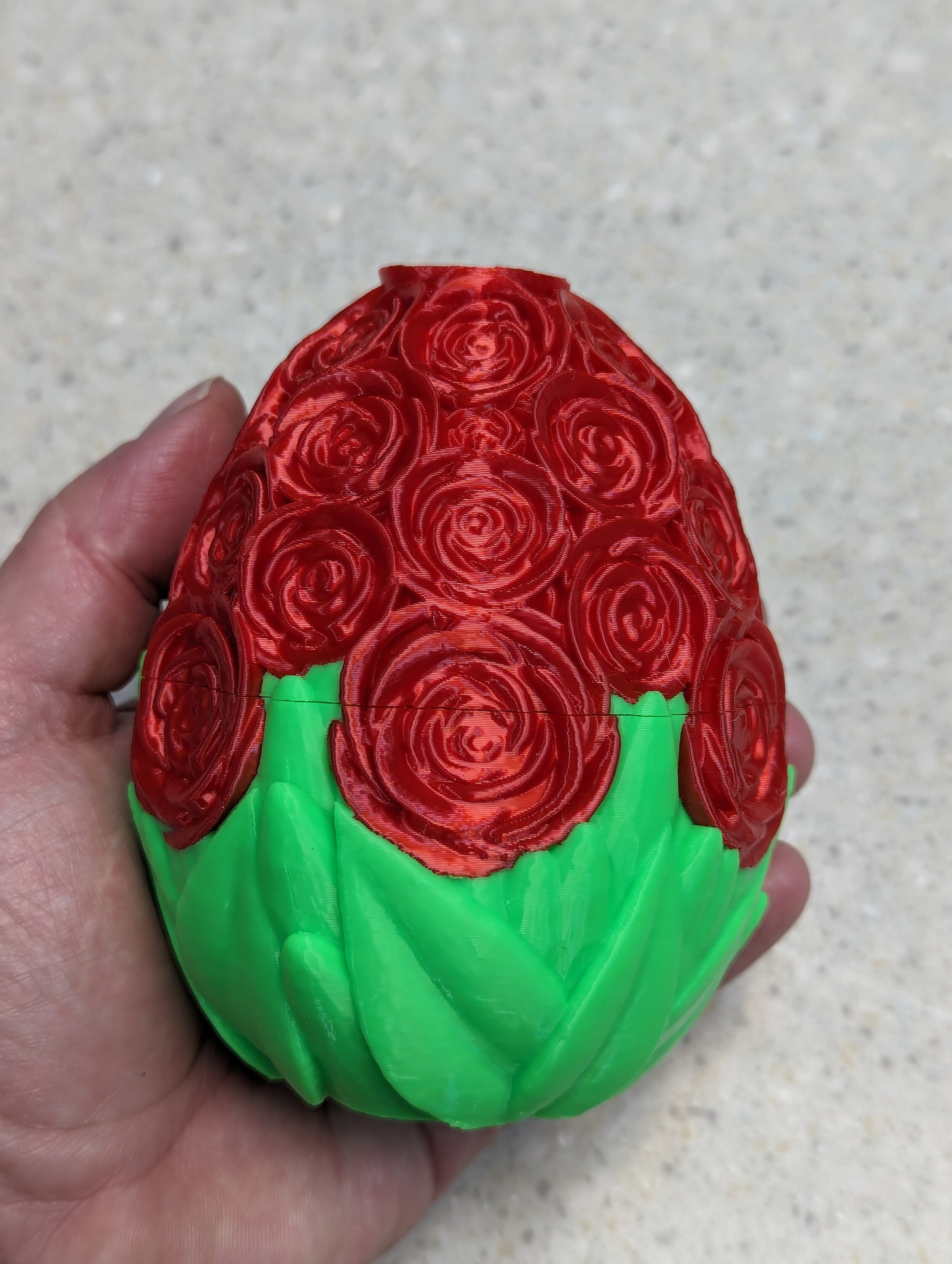Rose Wyvern (dragon) and Egg - 3d Printed Articulated Dragon and a ...