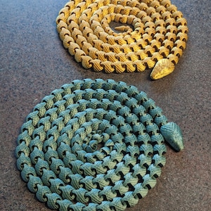 Super Long Snake (70 Inches) - 3D Printed and Fully Articulated - Etsy