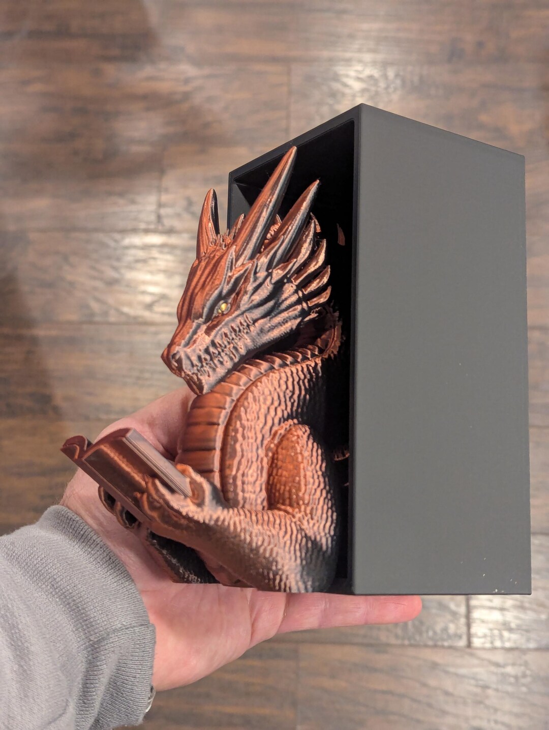 Reading Dragon Book Nook - Shelf Decor, Library Decor, Fantasy Decor - Etsy