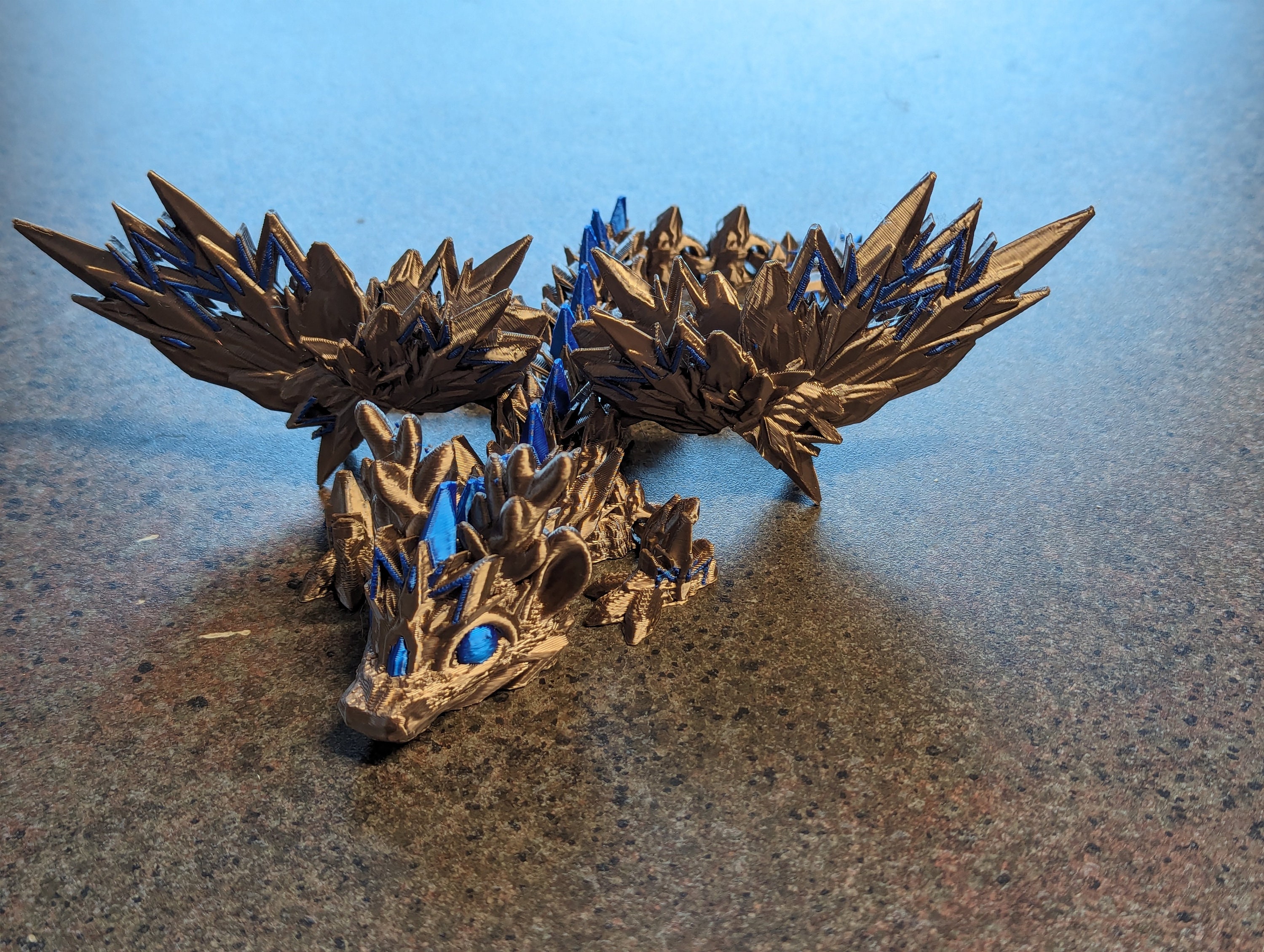Electric Dragon - Two-color - 3D Printed and Fully Articulated ...