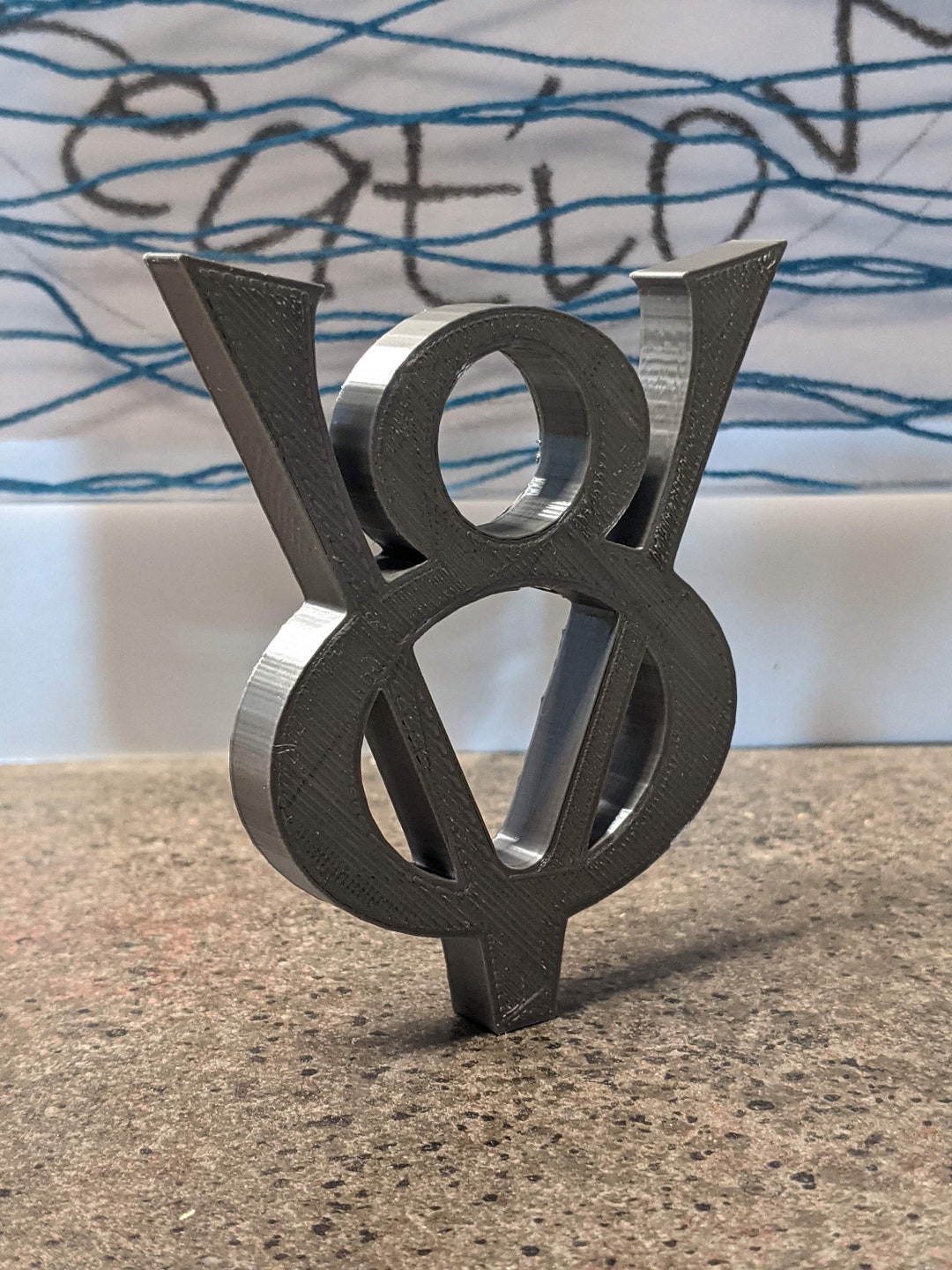 Ford V8 Emblem - 3D Printed - Etsy