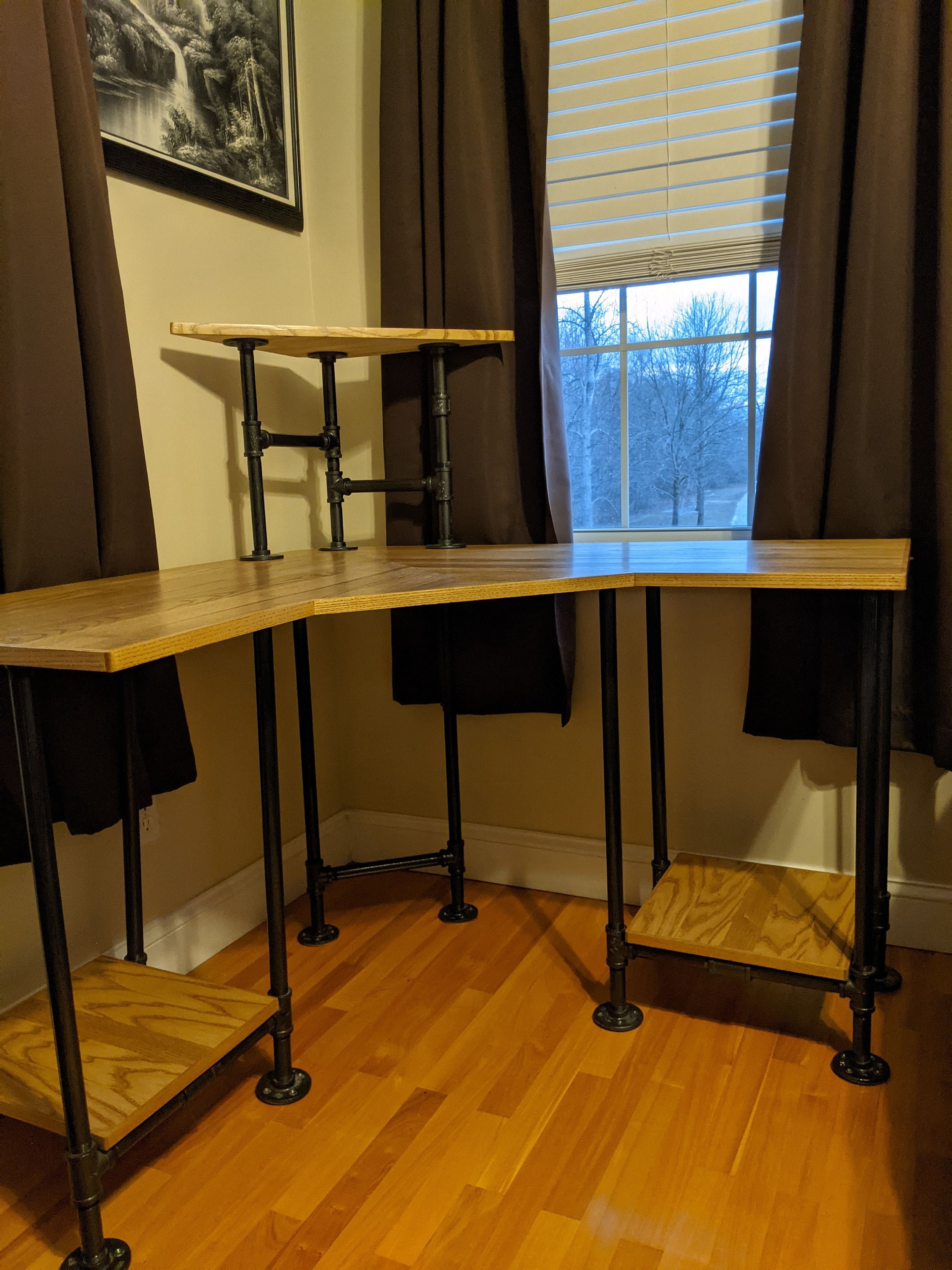 Urban Style Hand Made Corner Desk - Etsy