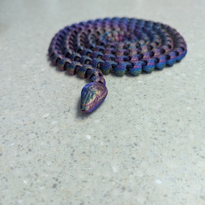 Super Long Snake (70 Inches) - 3D Printed and Fully Articulated - Etsy