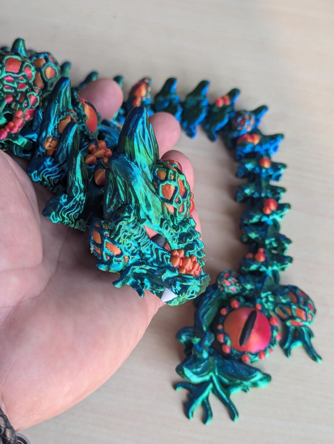 Infested Dragon Fully Articulated Fidget Toy Sensory Toy Stim Toy ...
