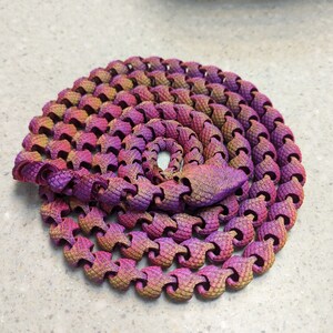 Super Long Snake (70 Inches) - 3D Printed and Fully Articulated - Etsy