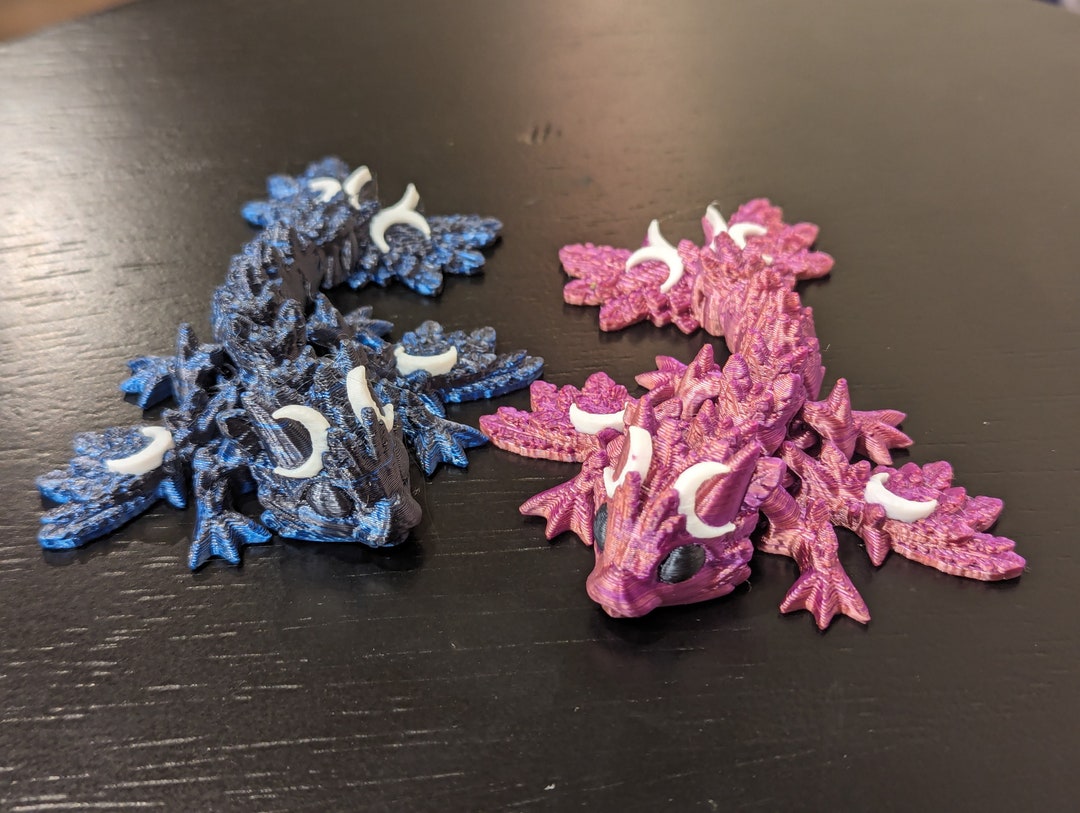 Small Lunar Dragon - 3D Printed and Fully Articulated Little Dragon ...