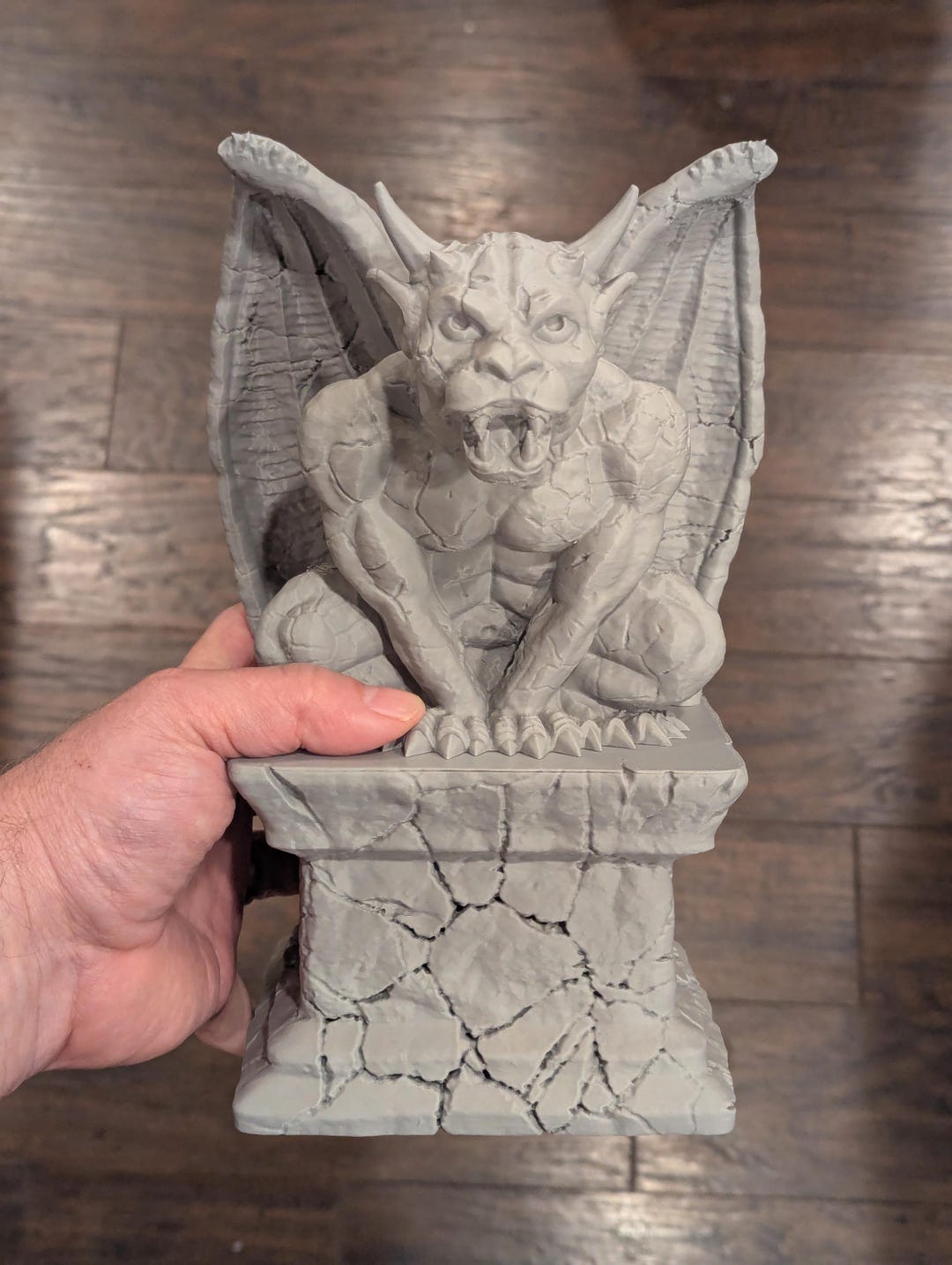 Gargoyle Statue - Gothic, Great Details, Light Weight - Shelf, Bookcase ...