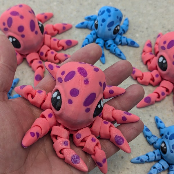 Octopus Toy Figure - Etsy