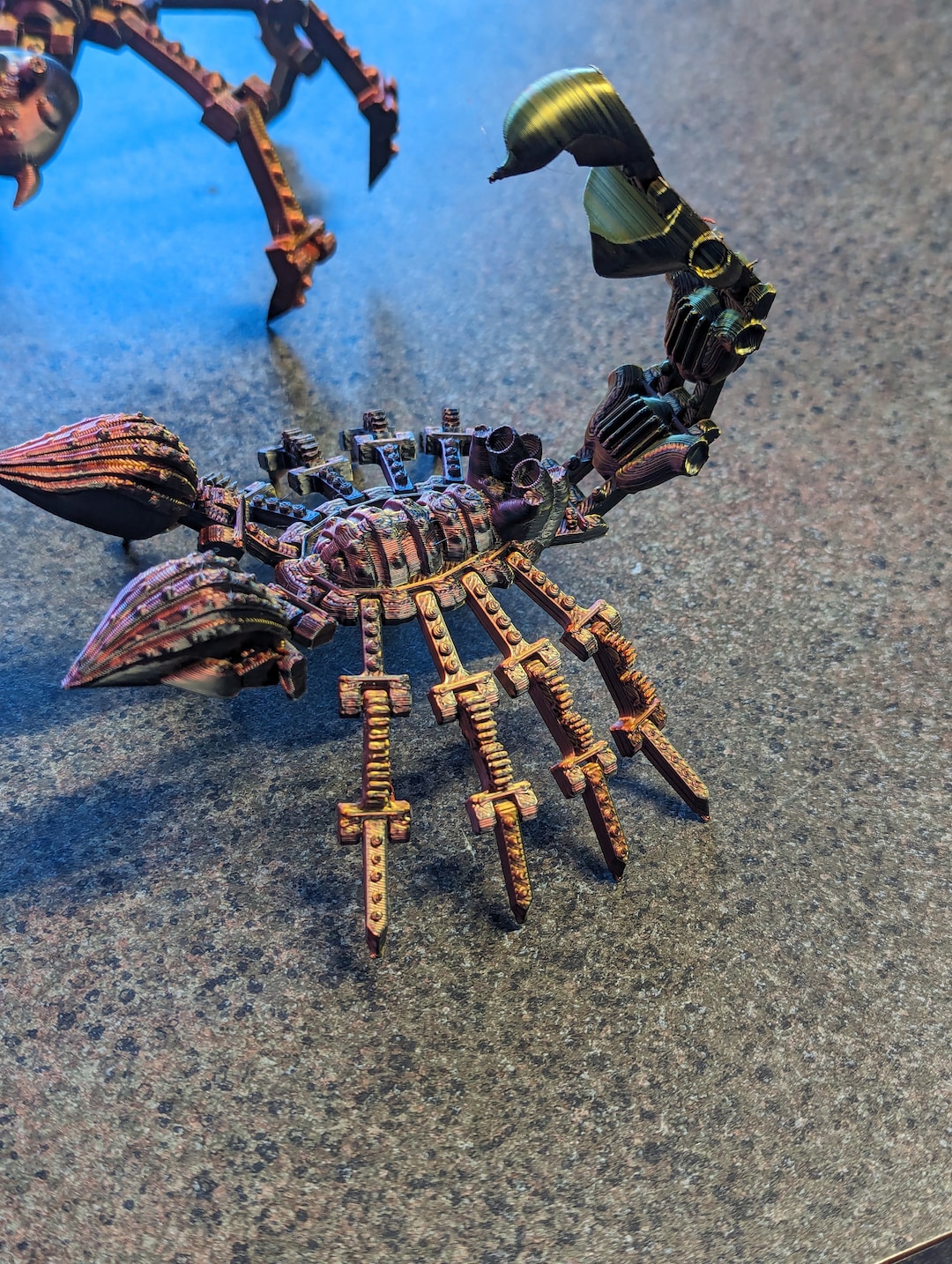 Steampunk Scorpion 3D Printed and Fully Articulated - Etsy UK