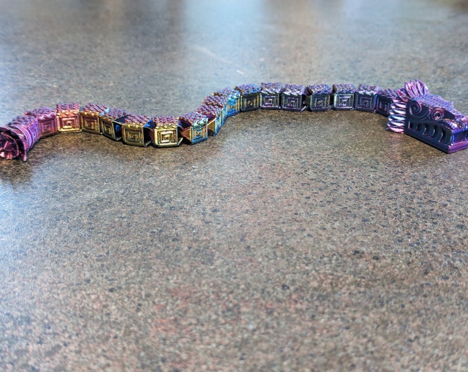 Quetzalcoatl Styled Snake 3D Printed and Fully Articulated Snake ...