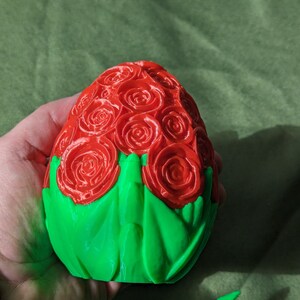 Rose Wyvern (dragon) and Egg - 3d Printed Articulated Dragon and a ...