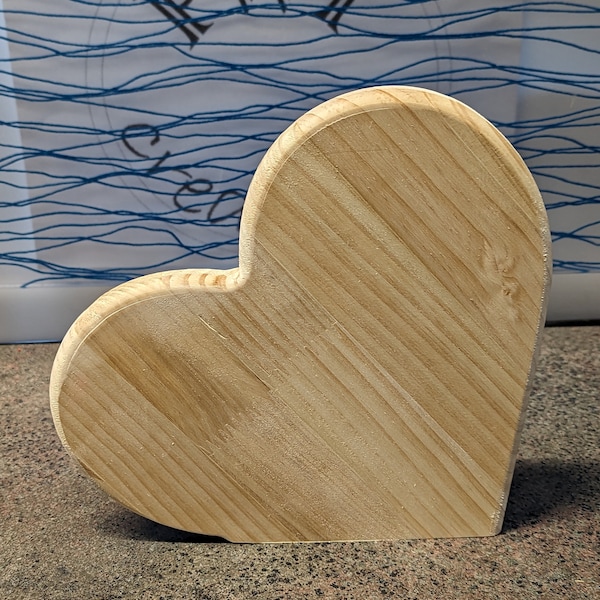 Wood Heart Decor - Etsy