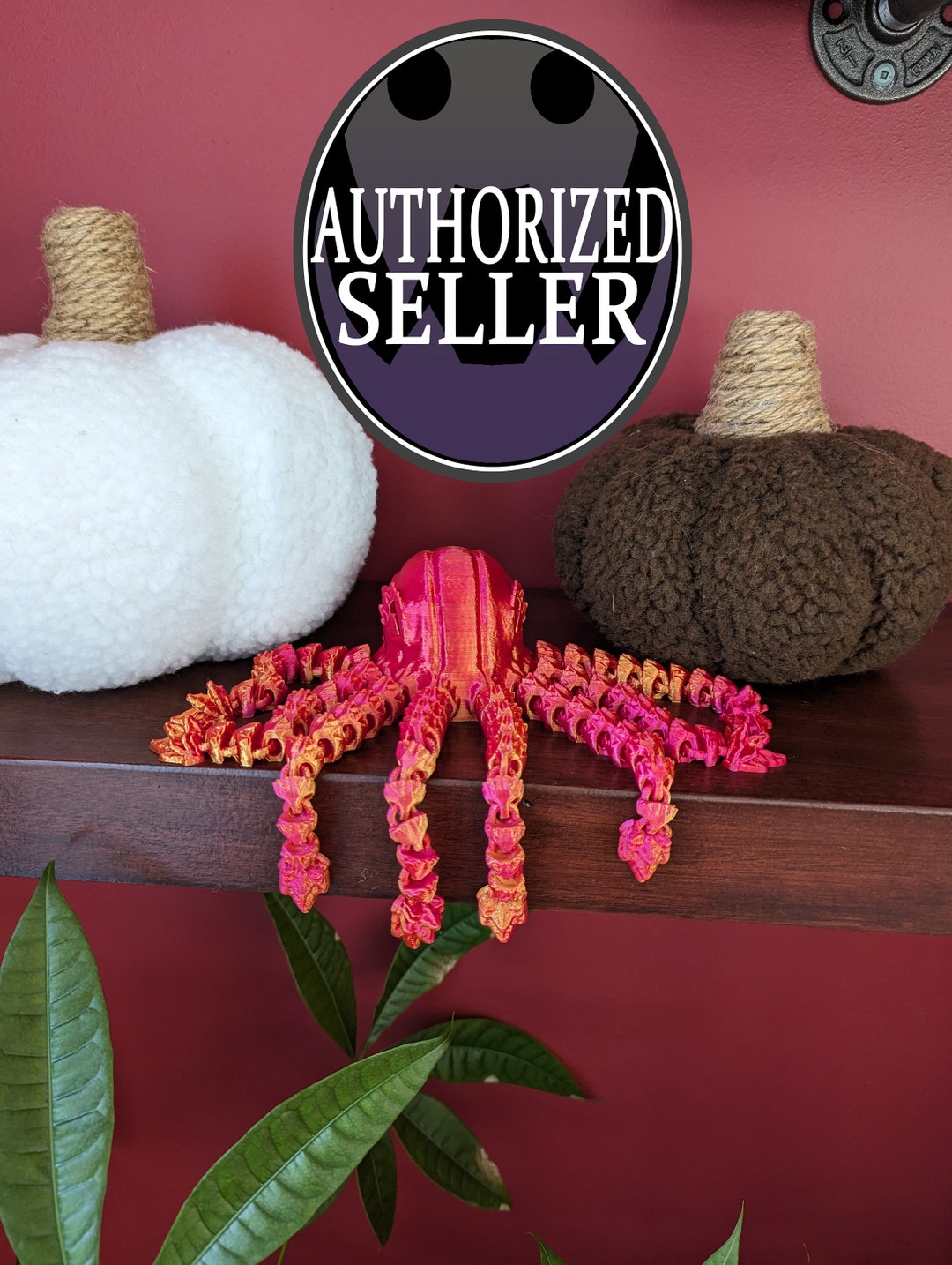 Harvest Lurker - 3D Printed and Fully Articulated Pumpkin Halloween ...