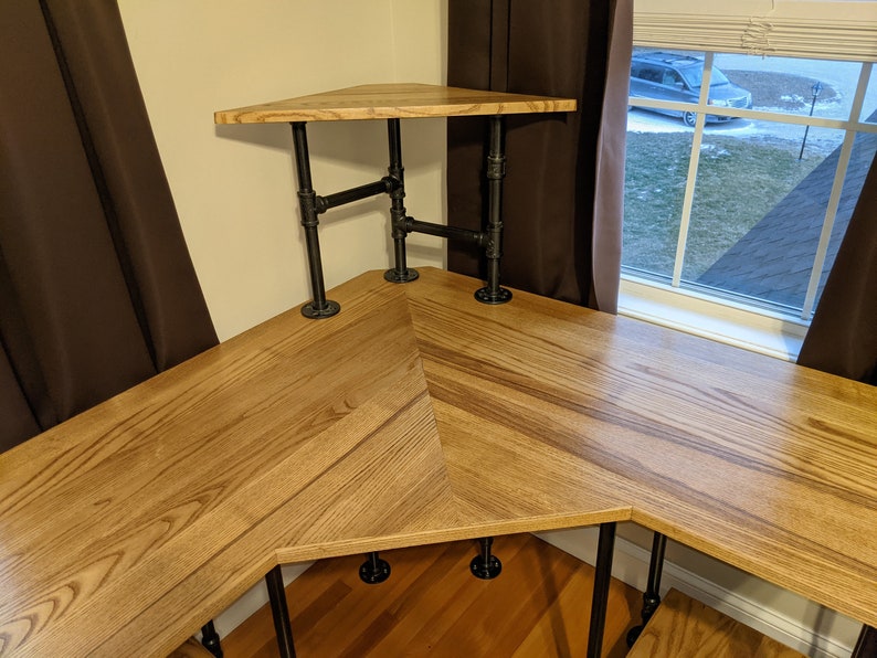 Urban Style Hand Made Corner Desk - Etsy