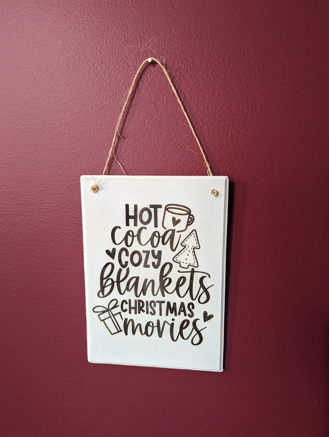 Laser Engraved Holiday Plaques - Etsy