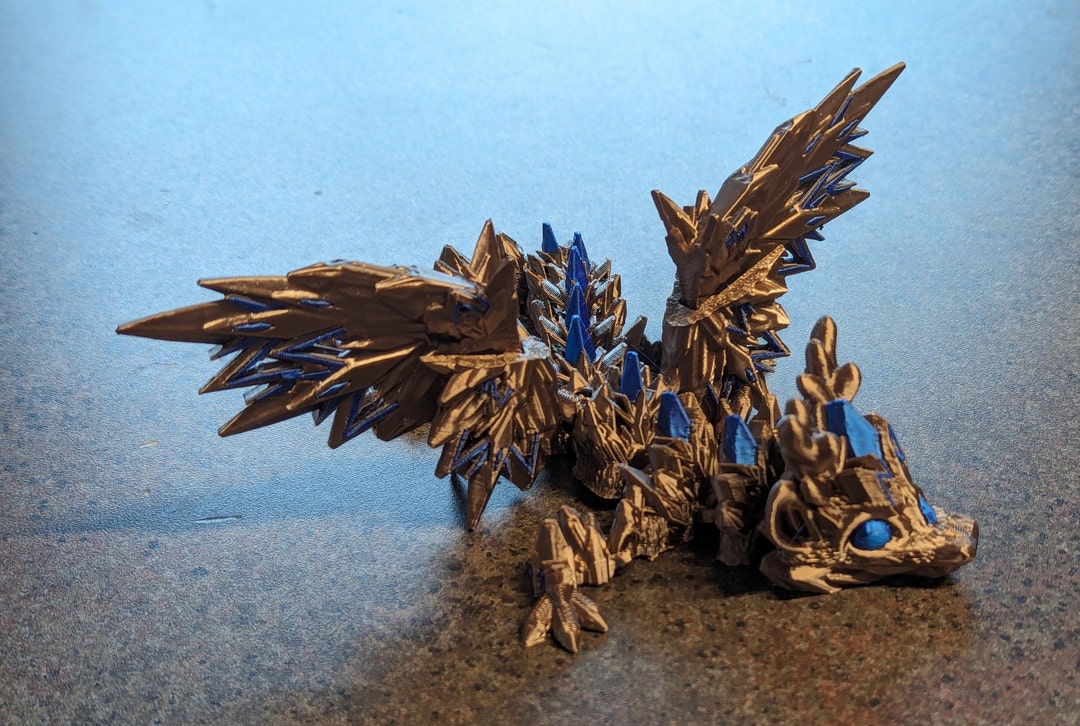 Electric Dragon - Two-color - 3D Printed and Fully Articulated ...