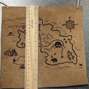 Laser Engraved Kids Treasure Map - Etsy