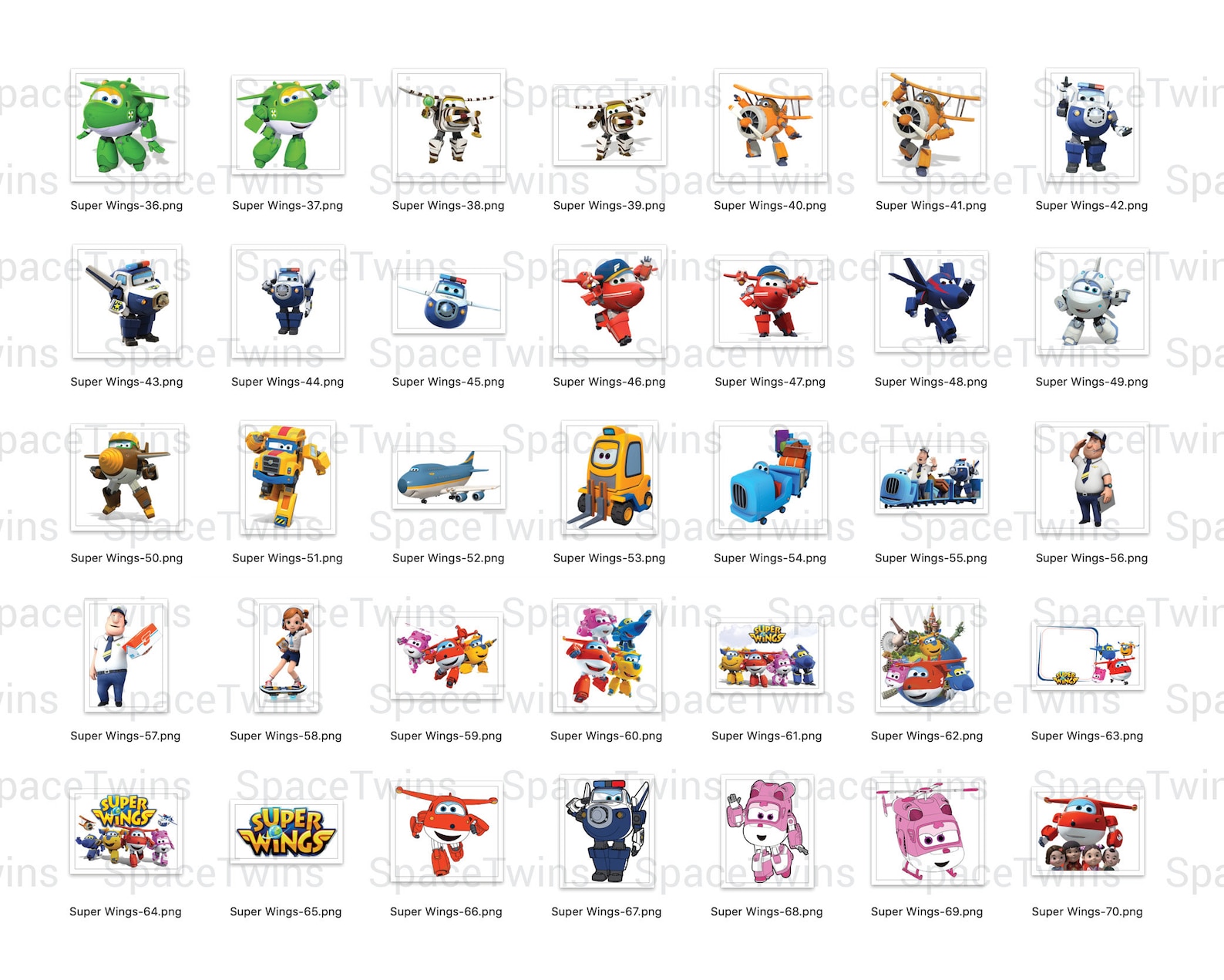 Super Wings PNG Bundle Super Wings Clipart Super Wings | Etsy Schweiz
