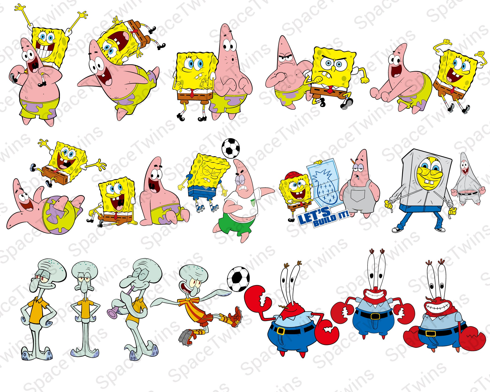 SpongeBob SVG SpongeBob Font SVG SpongeBob font SpongeBob | Etsy