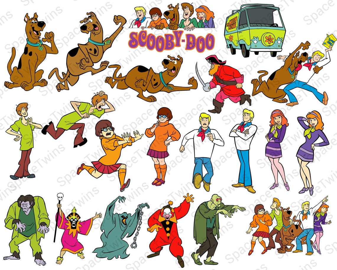 Scooby Doo Font SVG Scooby Doo Font Scooby Doo Letters | Etsy Australia