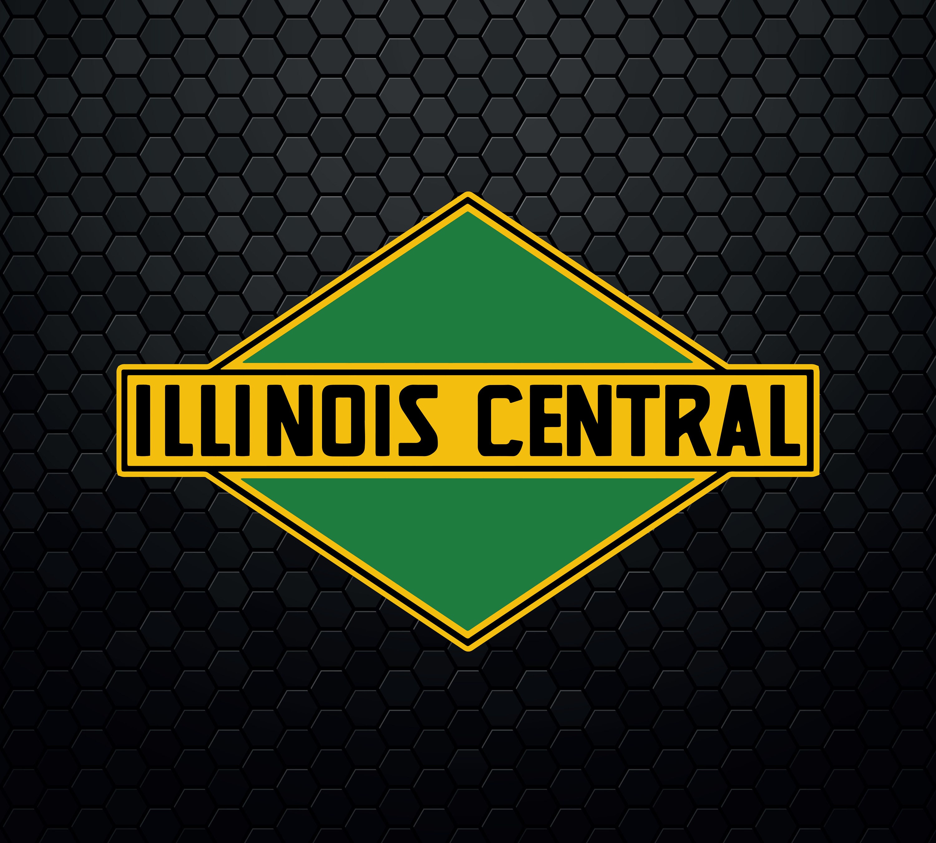 Illinois Central Railroad Logo Decal Emblem Crest Insignia - Etsy