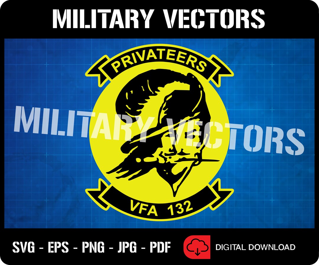 U.S. Navy Strike Fighter Squadron 132 (VFA-132) - USN Patch Logo Decal ...