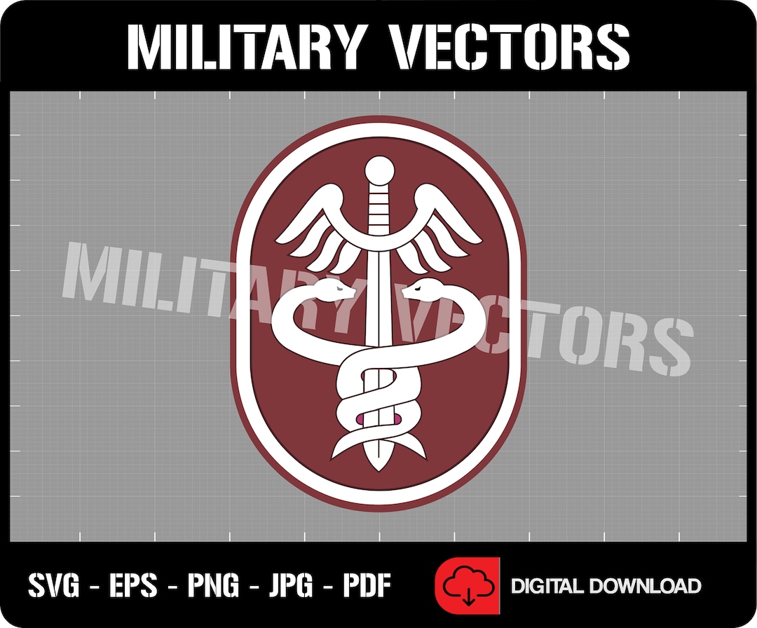 U.S. Army Medical Command (MEDCOM) - Medical Corps Patch Logo Decal ...