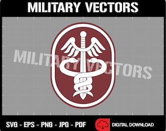 U.S. Army 261st Medical Battalion Medical Corps Patch Logo Decal Emblem ...