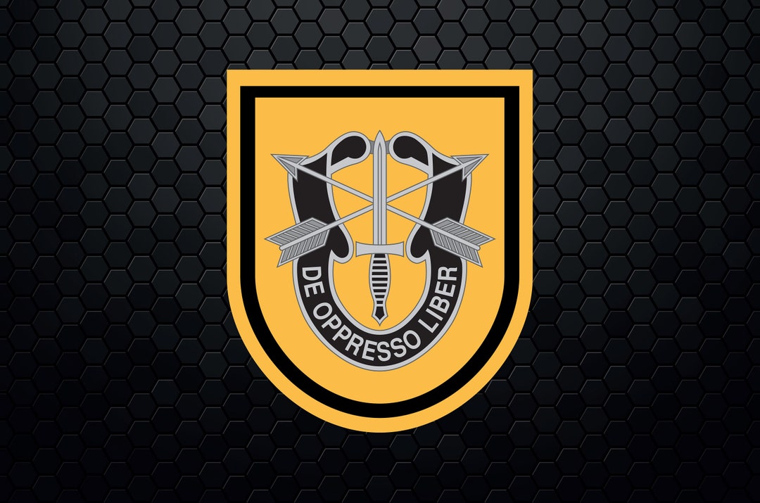 US Army 1st Special Forces Group (1st SFG) - Beret Flash Patch Logo ...