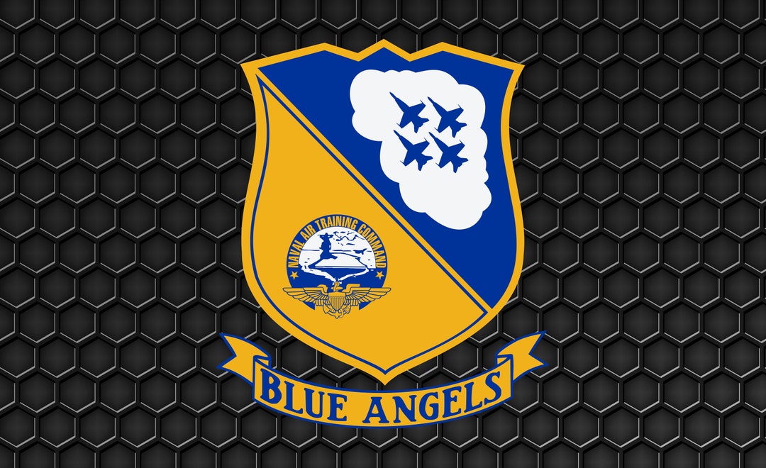 US Navy Blue Angels - Patch Logo Decal Emblem Crest Insignia - Digital ...