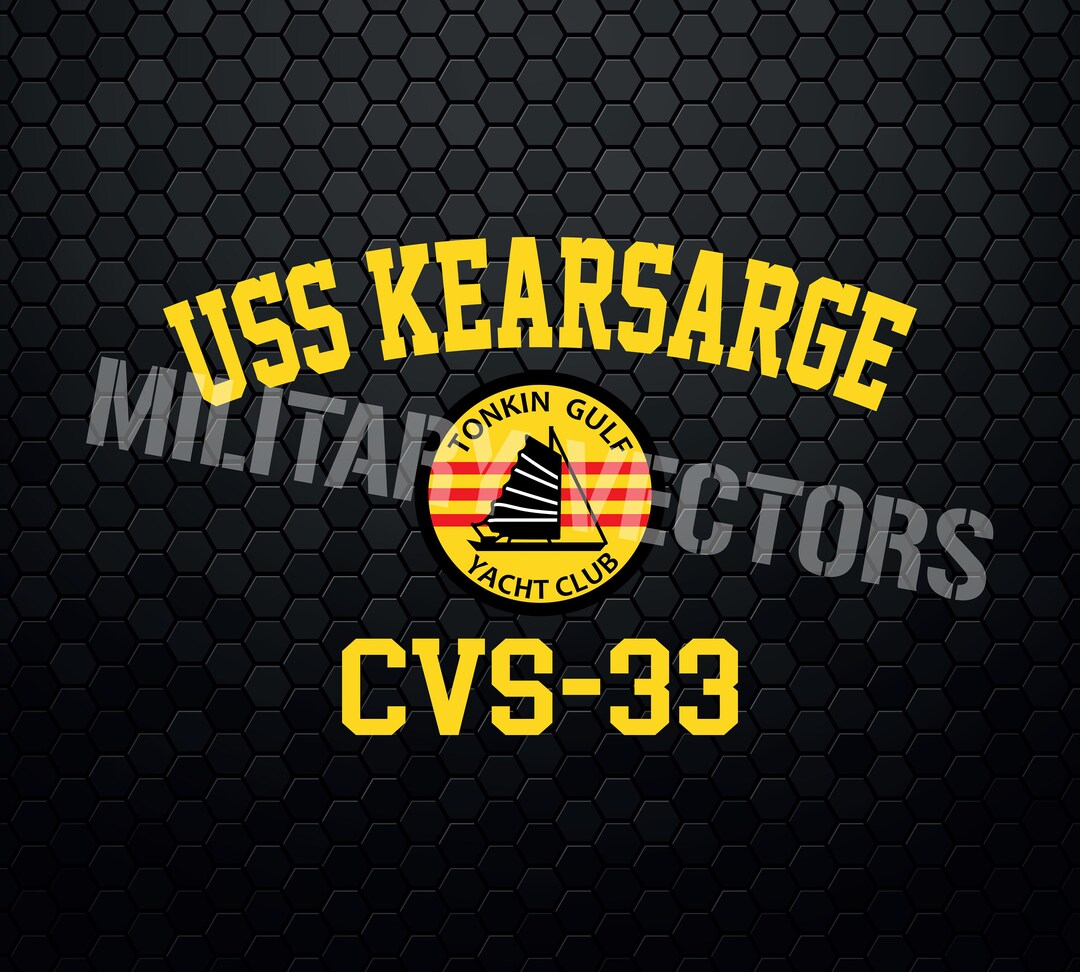 USS Kearsarge CVS-33 Tonkin Gulf Yacht Club 7th Fleet Vietnam War ...