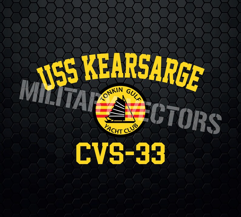 USS Kearsarge CVS-33 Tonkin Gulf Yacht Club 7th Fleet Vietnam - Etsy