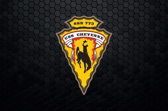 USS Cheyenne SSN-773 Attack Submarine Patch Logo Decal | Etsy