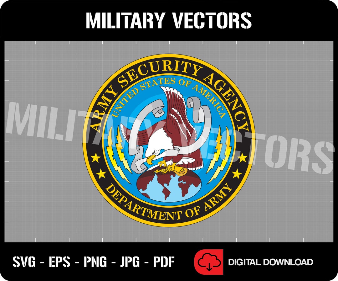 U.S. Army Security Agency (ASA) - Military - Patch Pin Logo Decal ...