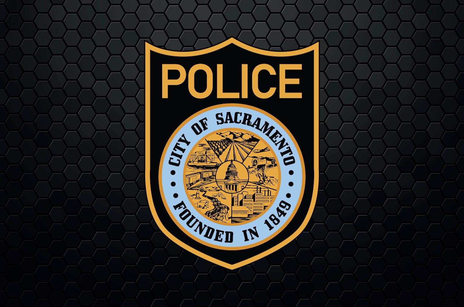 Sacramento Police Department - Patch Logo Decal Emblem Crest Badge ...