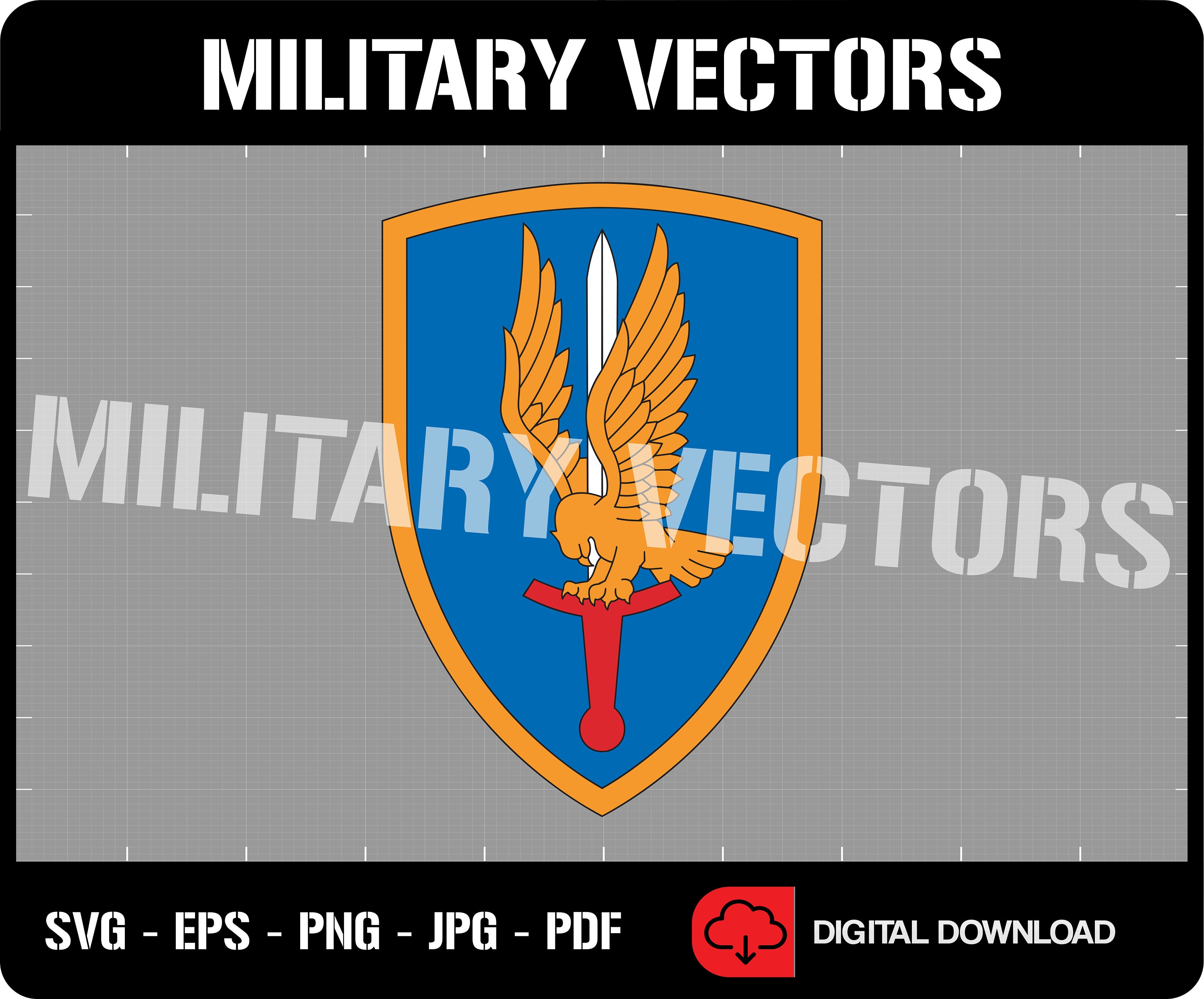 U.S. Army 1st Aviation Brigade Patch Pin Logo Decal Emblem - Etsy