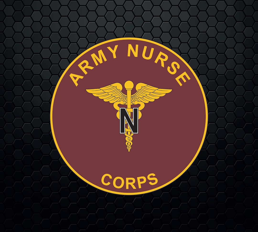 U.S. Army Nurse Corps Branch Plaque - Patch Logo Decal Emblem Crest Insignia - Digital Svg ...