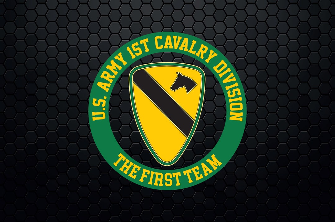 US Army 1st Cavalry Division - Patch Logo Decal Emblem Crest Insignia ...