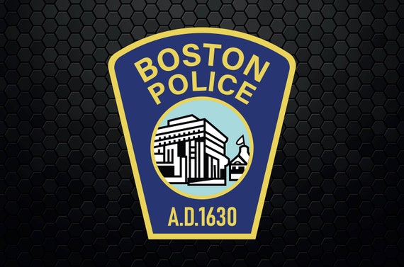 Boston Police Department Patch Logo Decal Emblem Crest Badge | Etsy