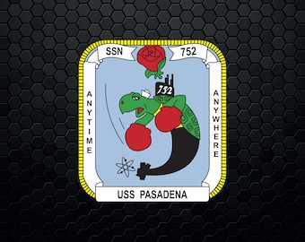 USS Alexandria SSN-757 Attack Submarine Patch Logo Decal Emblem Crest ...