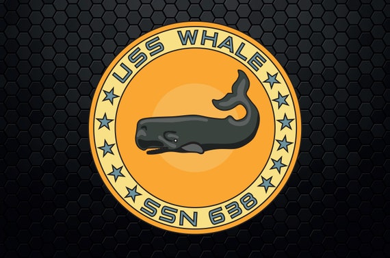 USS Whale SSN-638 Attack Submarine Patch Logo Decal Emblem - Etsy